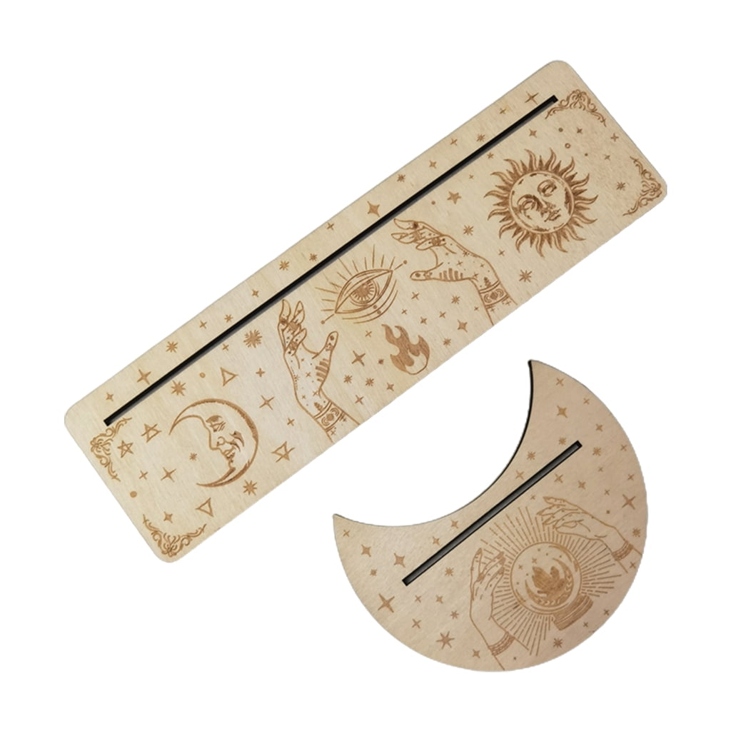 SIEYIO Tarot Card Holder Stand Set Divination Tools Wooden Altar Cards ...