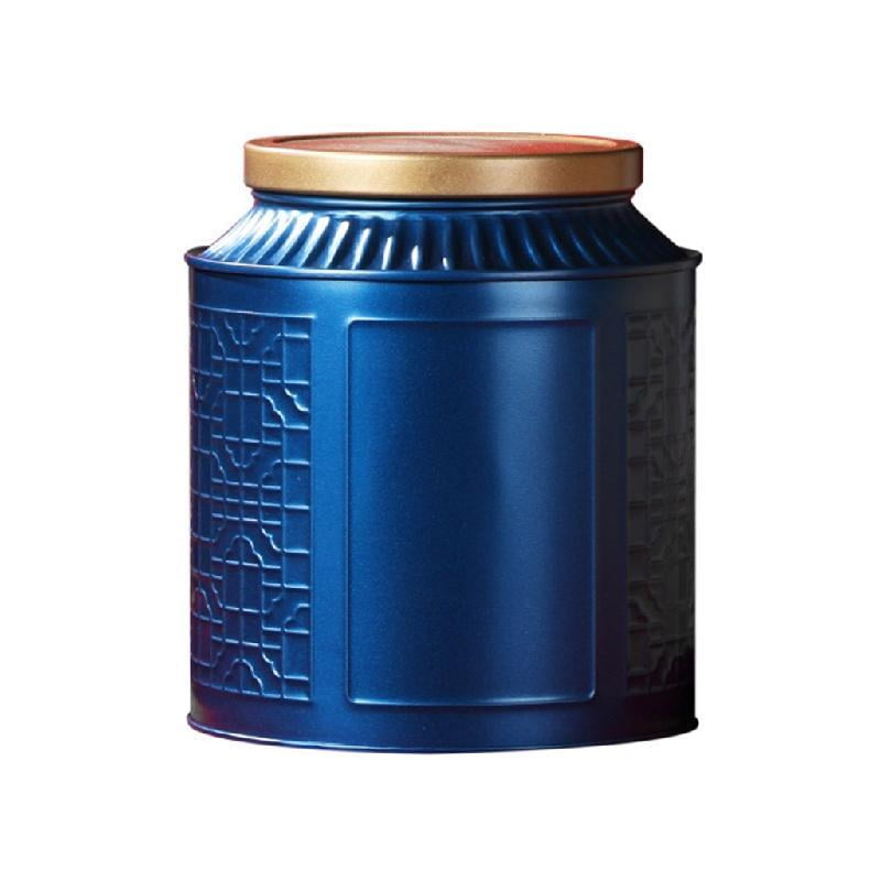SIEYIO Tea Packagings Box Empty Tea Tins Can Round Tinplate Containers ...