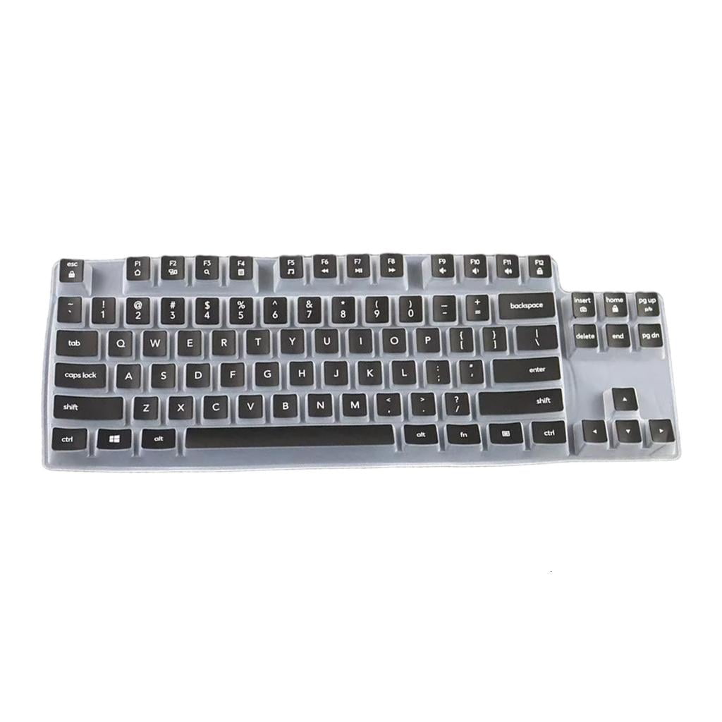SIEYIO Thin Desktop Silicone Clear Keyboards Cover Skin Protectors for ...