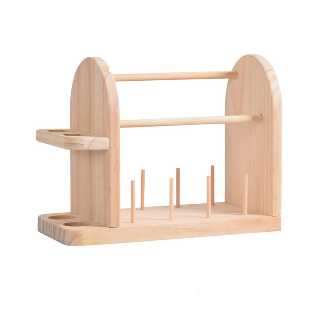 SIEYIO Thread Rack Organizers Crochet Yarn Holder Crochet Needle ...