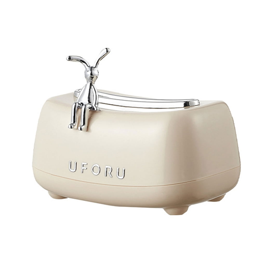 SIEYIO Tissue Paper Storage Organizer Container Spring Loaded Tissue ...