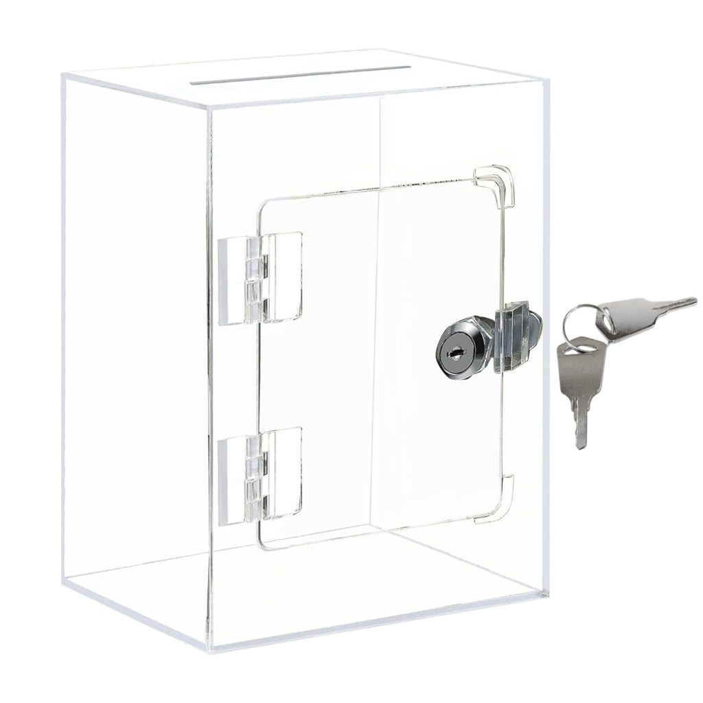 SIEYIO Transparent Money Jar Acrylic Savings Banks for Effective ...