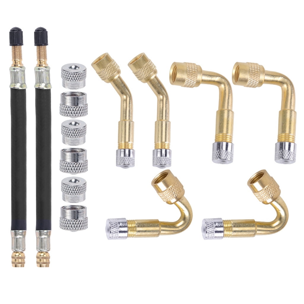 SIEYIO Truck Bikes Tire Valves Extension Adapter, Flexible Rubber Tyre ...