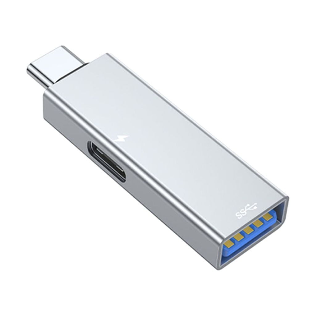 SIEYIO Type C to USB Female + Type C Female (Power Delivery) HUB ...
