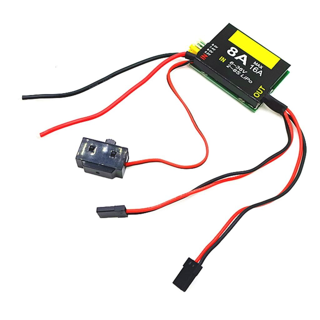 SIEYIO UBEC-8A 2S-6S 6-36V 5.2/6.0/7.4/8.4V BEC UBEC 8A/16A Servo ...