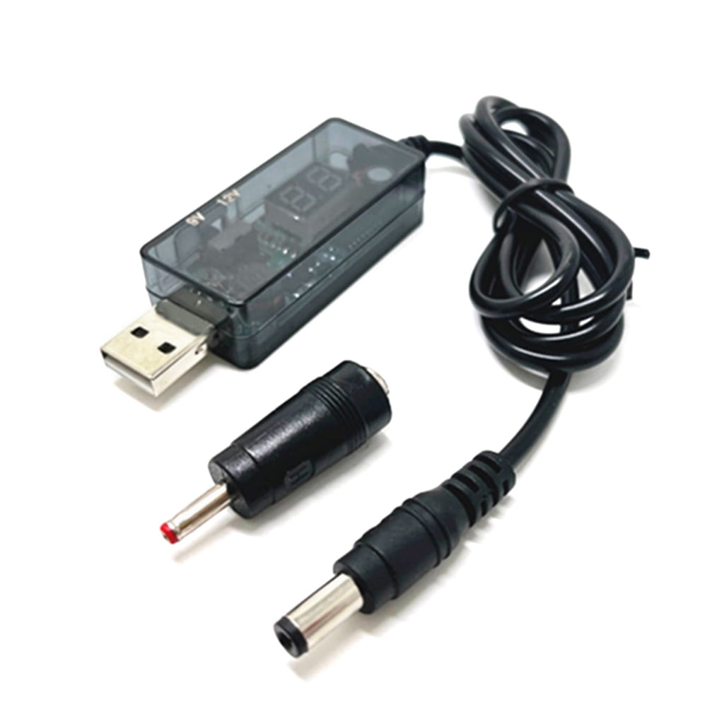 SIEYIO USB 5V to DC 9V 12V DC5.5mm 3.5mm Power Boost-Line Step UP ...