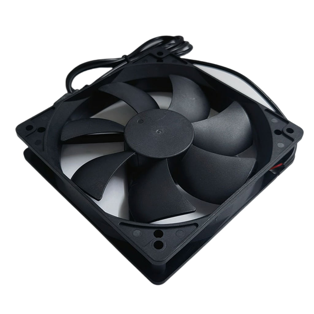 SIEYIO USB Computer Fan, 5V Brushless Motor 12CM Black Cooling Radiator ...