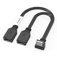 SIEYIO USB Splitter Cable with Double Female Port Extension Adapter for ...