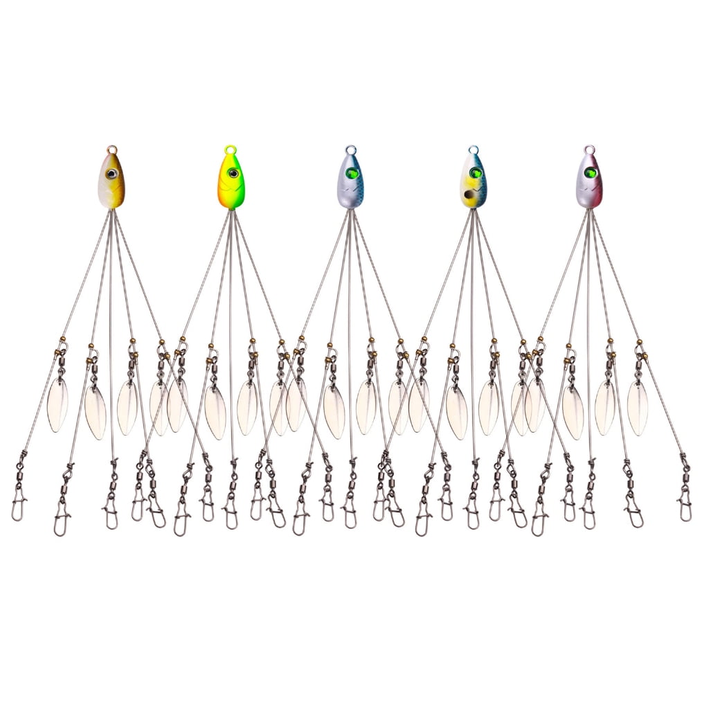 SIEYIO Umbrella Fishing Rigs for Stripers Umbrella Rigs for Stripers ...