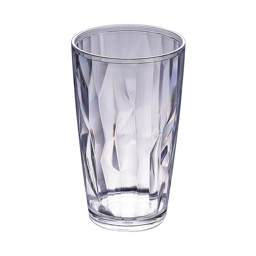 SIEYIO Unbreakable Drinking Glasses 490ml Acrylic Shatterproof Water ...