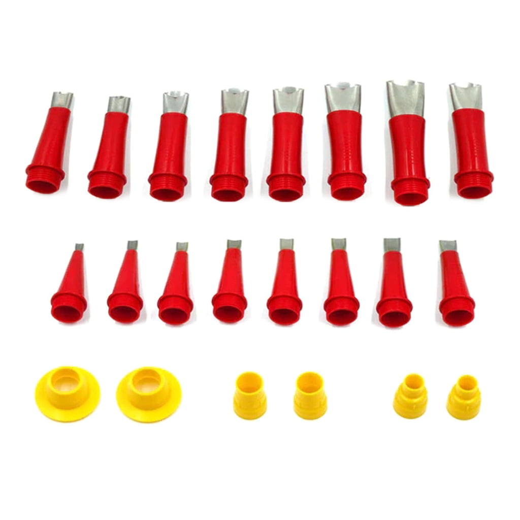 SIEYIO Universal Caulking Nozzle Applicator Kit Reusable Rubber Nozzle ...