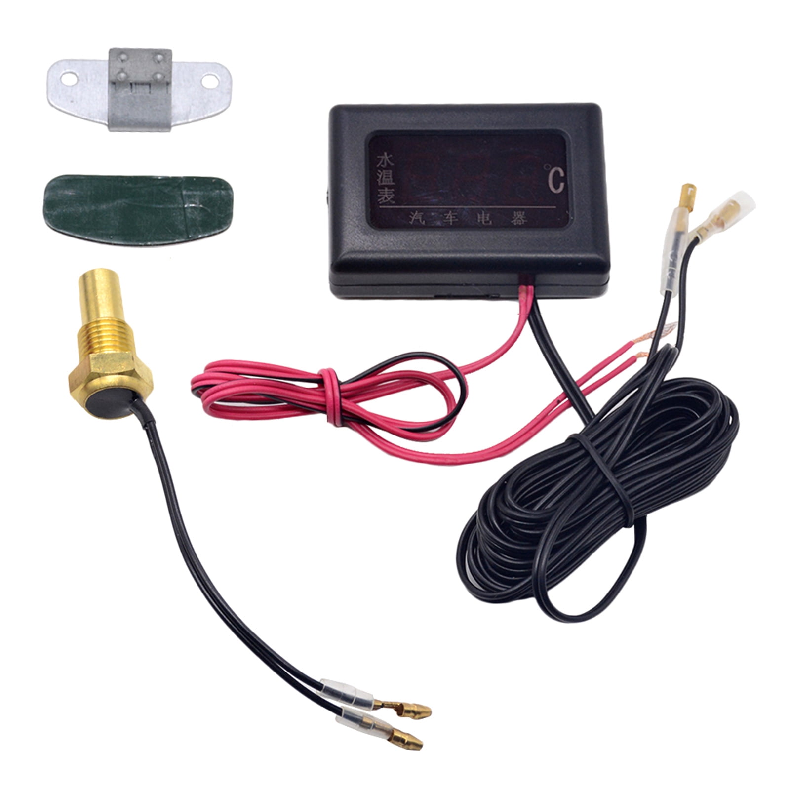 SIEYIO Universal Digital Water Temperature Gauge for Car + Water Temp ...