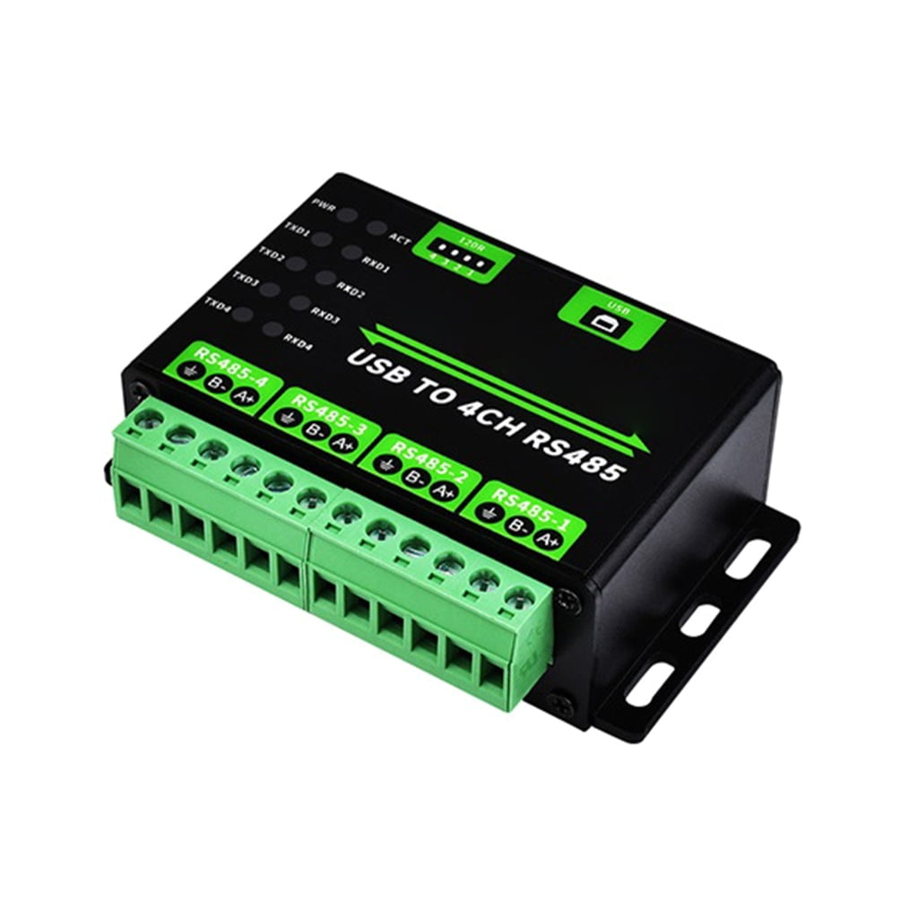 SIEYIO Usb To 4-Way RS485 Converter Industrial Rail Type Universal ...