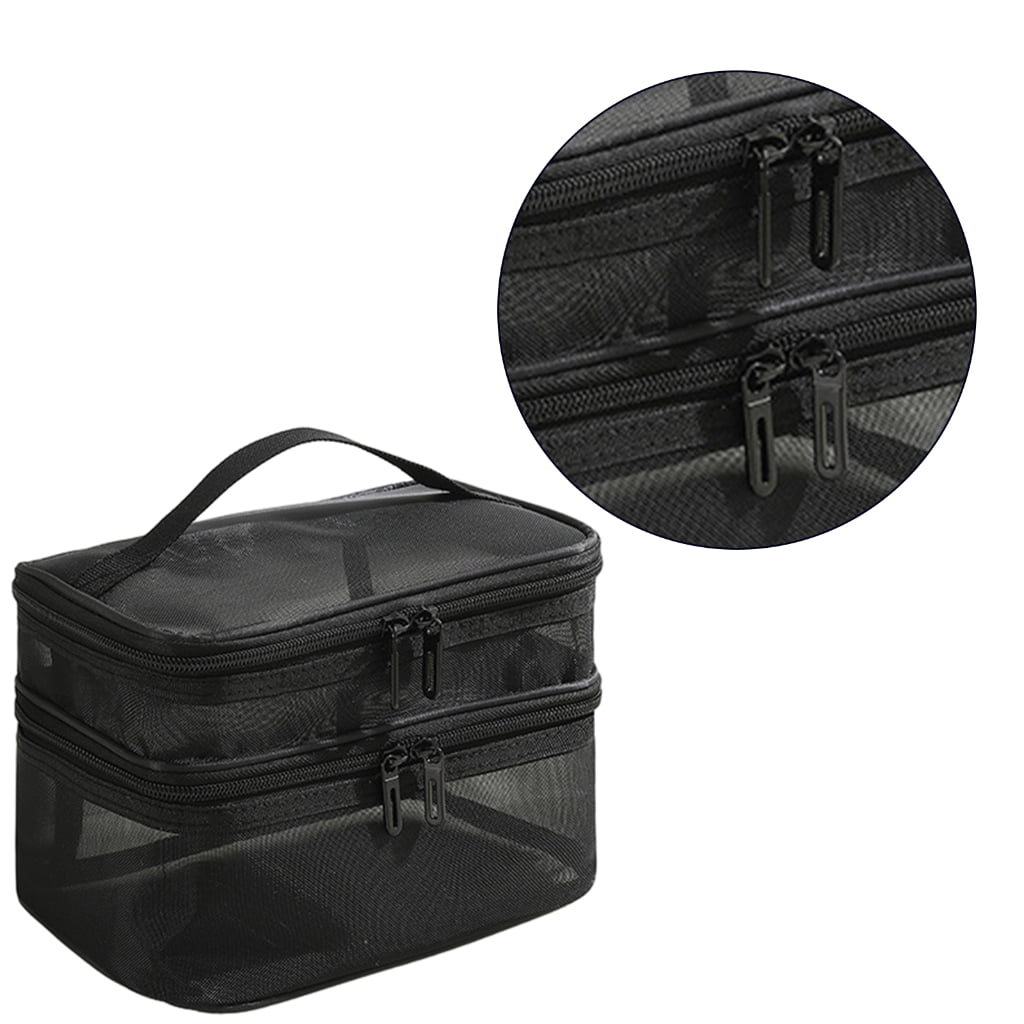 SIEYIO Versatile Mesh Toiletry Case with Zipper Closure Keep Your ...