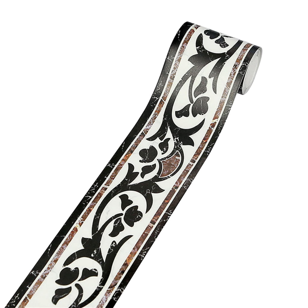 SIEYIO Wall Sticker Self Adhesive Wall Trim Border Sticker 3D Baseboard ...