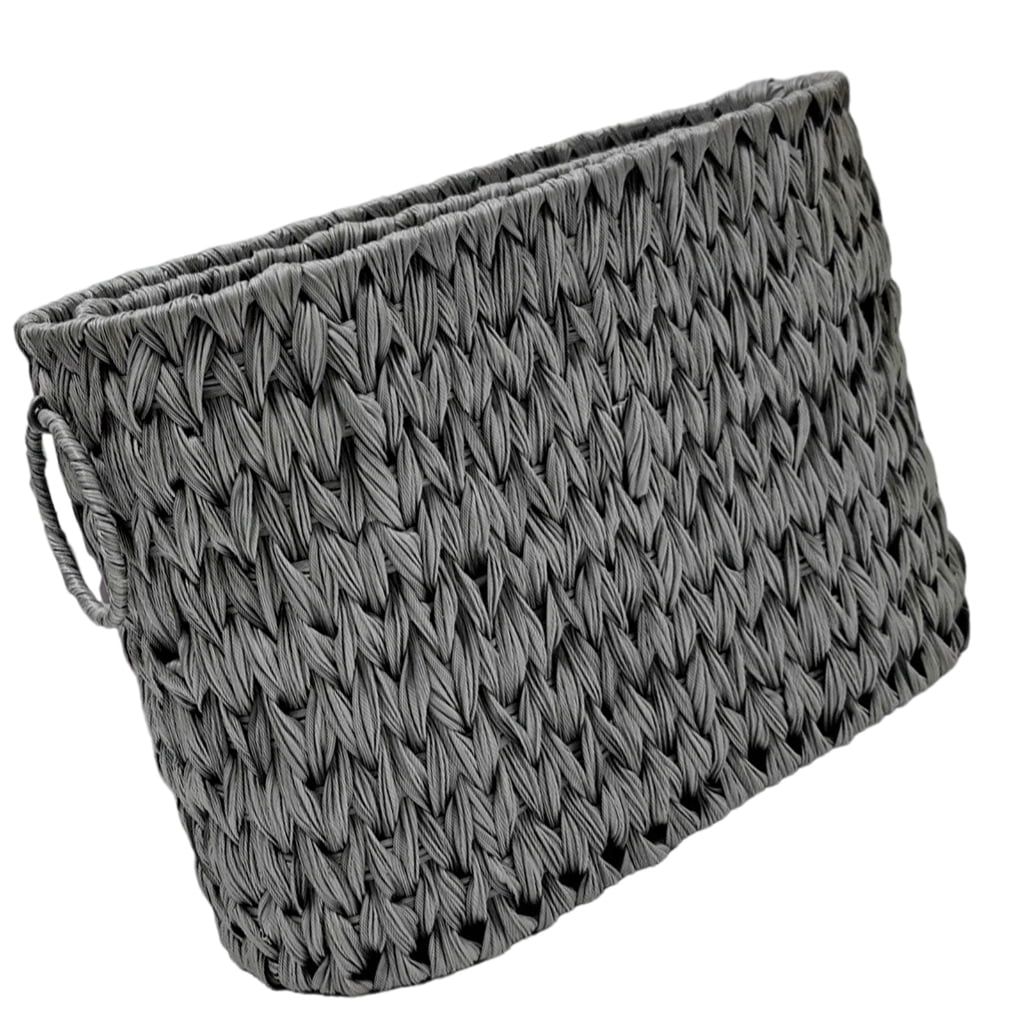 SIEYIO Waterproof Wicker Toilet Paper Organizers With Large Rings ...