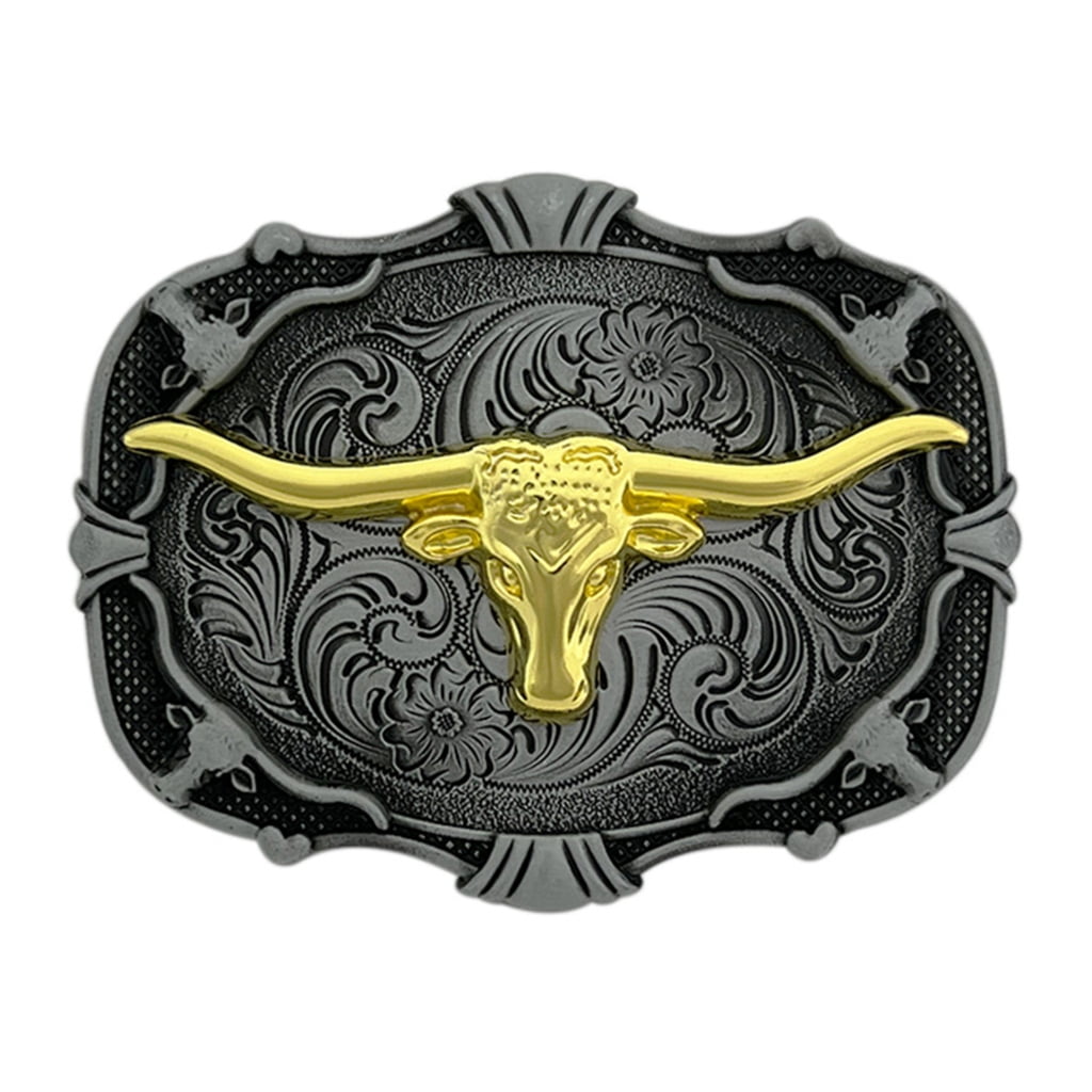 SIEYIO Western Cowboy Belt Buckles for Men Engraved Buckles Collection ...