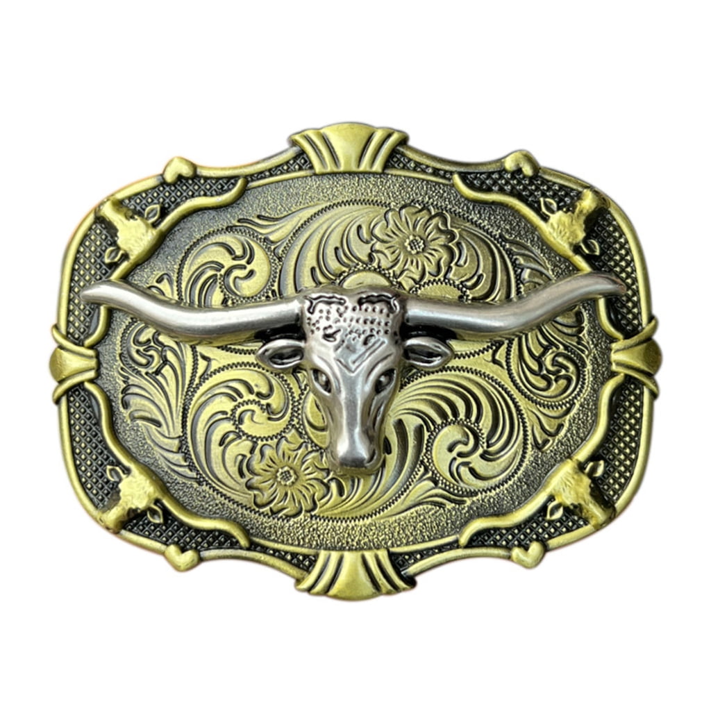 SIEYIO Western Cowboy Belt Buckles for Men Engraved Buckles Collection ...