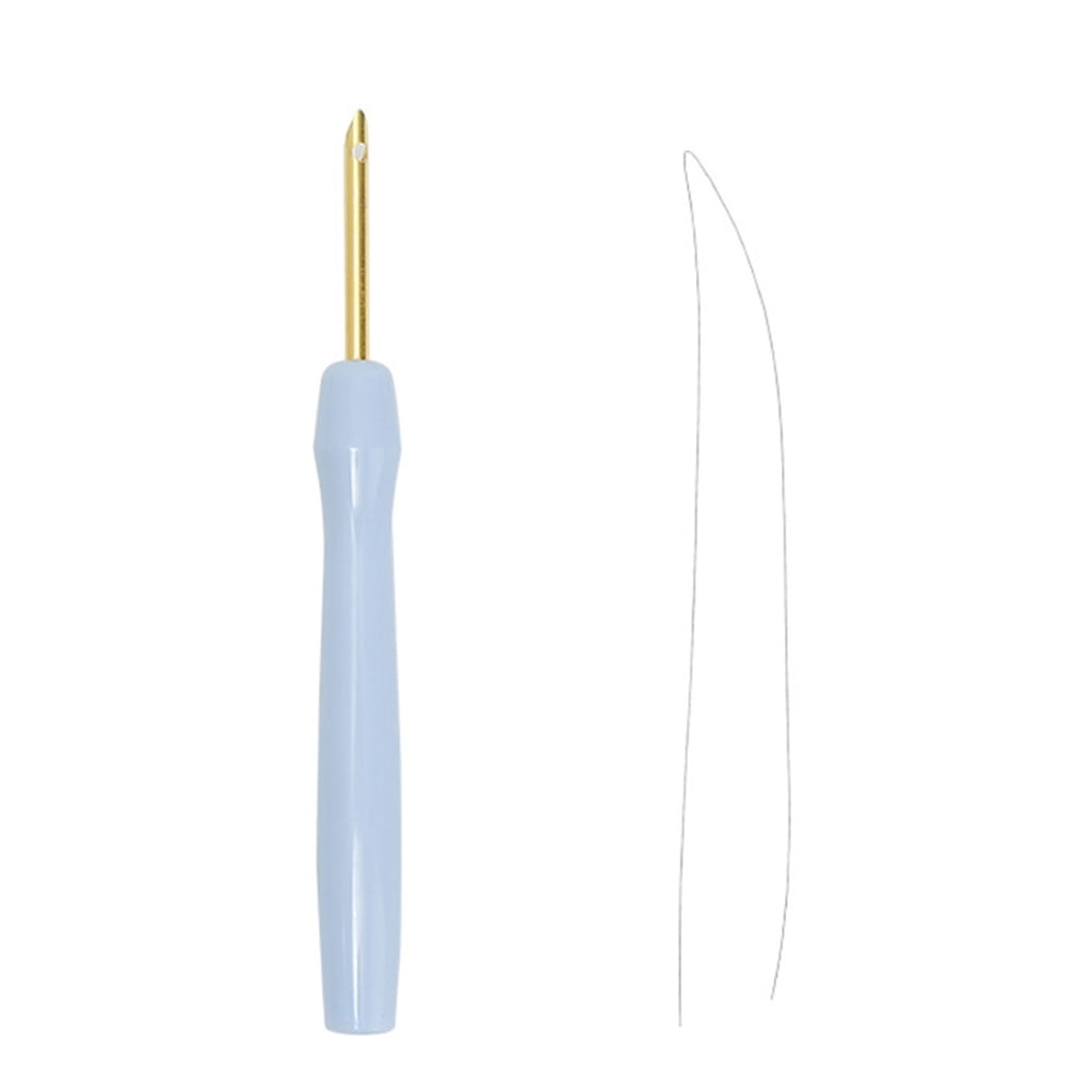SIEYIO Wood Handle Punching Needle and ThreadingTool Set for Needlework ...