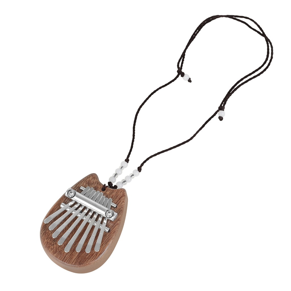 SIEYIO Wood Kalimba Thumb Piano with Lanyard 8 Keys Finger Piano ...