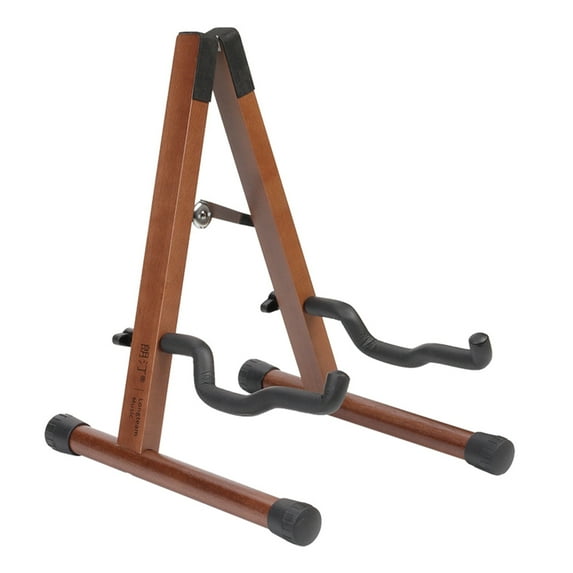 SIEYIO Wooden Universal Guitar Stand A-Frame String Instrument Holder ...