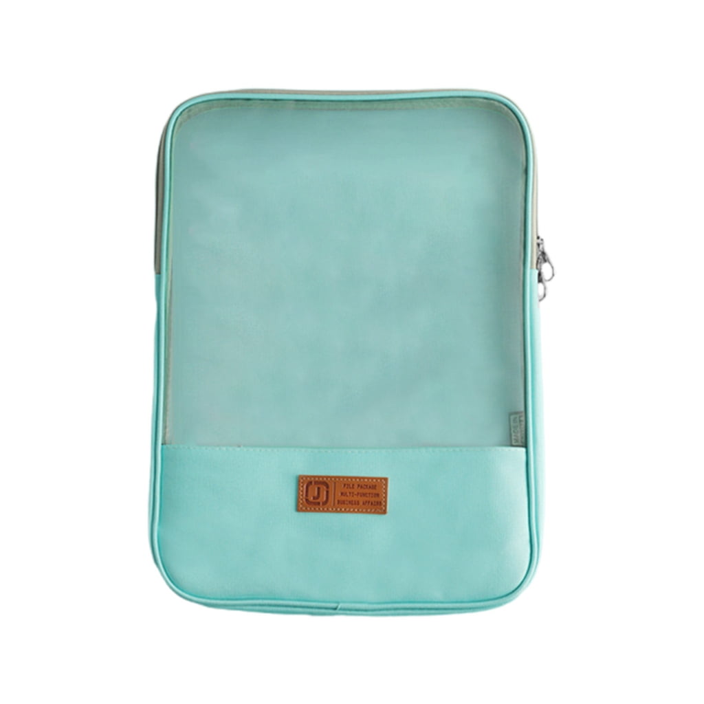 SIEYIO Zipper Pouch Document Bag, A4 Letter Size Waterproof Translucent ...