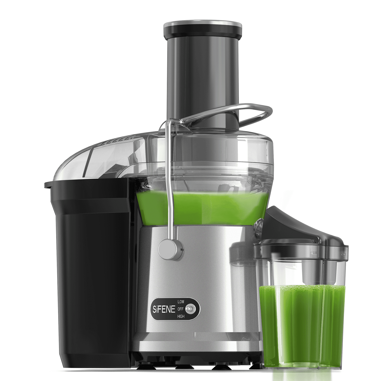 SiFENE 1000W Juice Extractor, Quick Juicer Machine with Large 3.2 ...