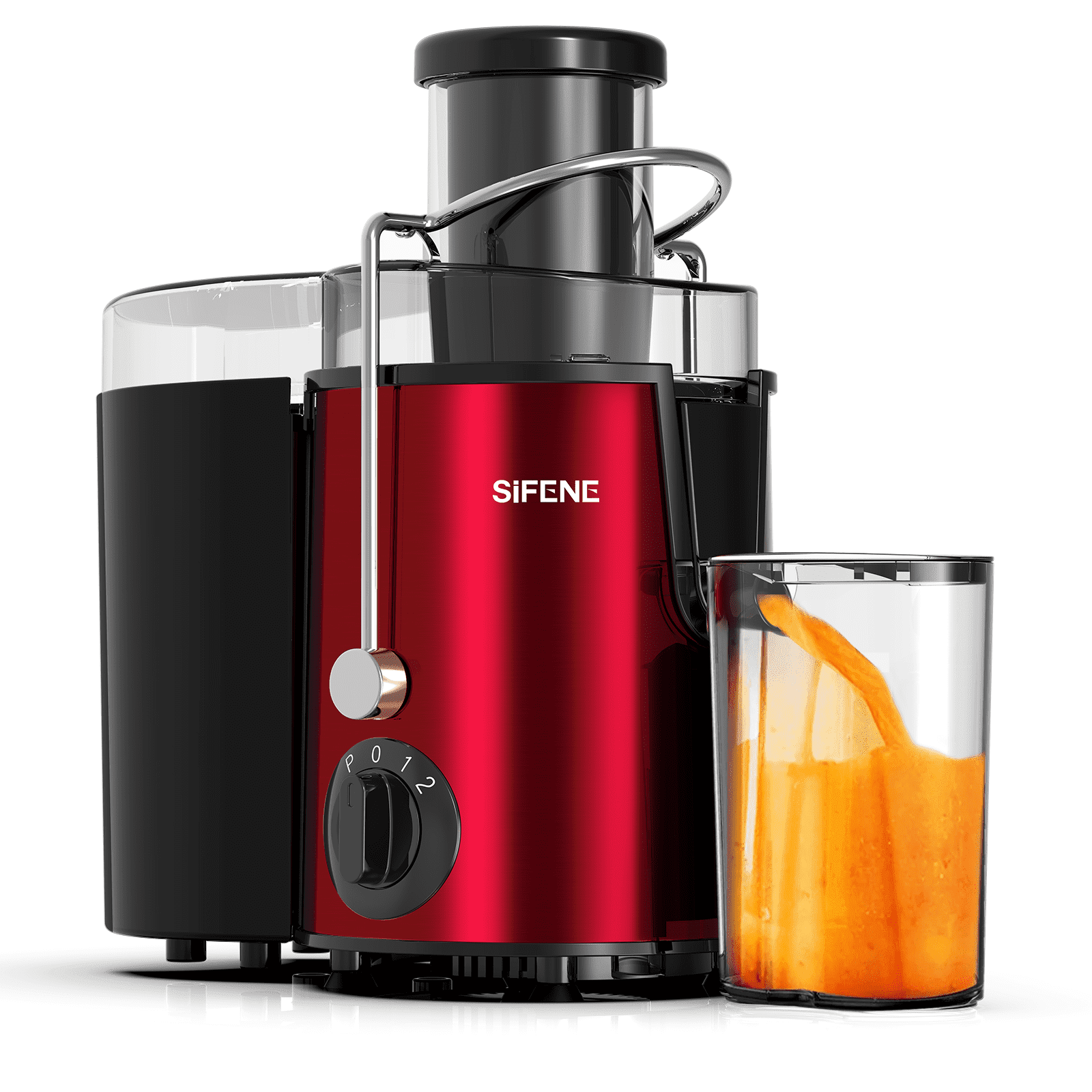 SiFENE 400W Centrifugal Juicer Machine, 3" Wide Chute, 3 Speed Setting ...
