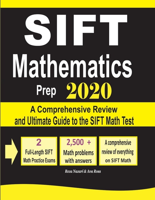 SIFT Mathematics Prep 2020 : A Comprehensive Review and Ultimate Guide ...