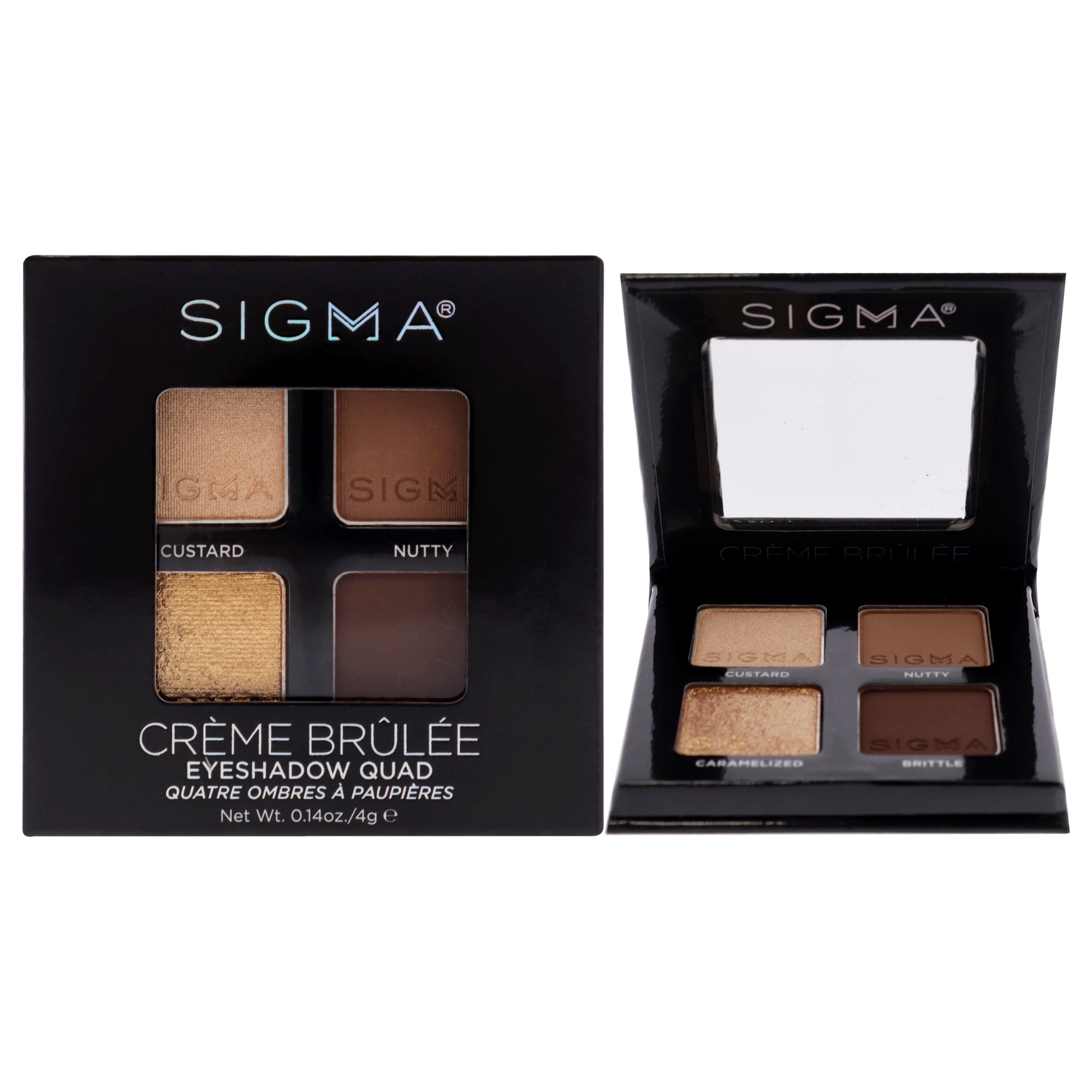 SIGMA Eyeshadow Quad - Creme Brulee , 0.14 oz Eye Shadow - Walmart.com