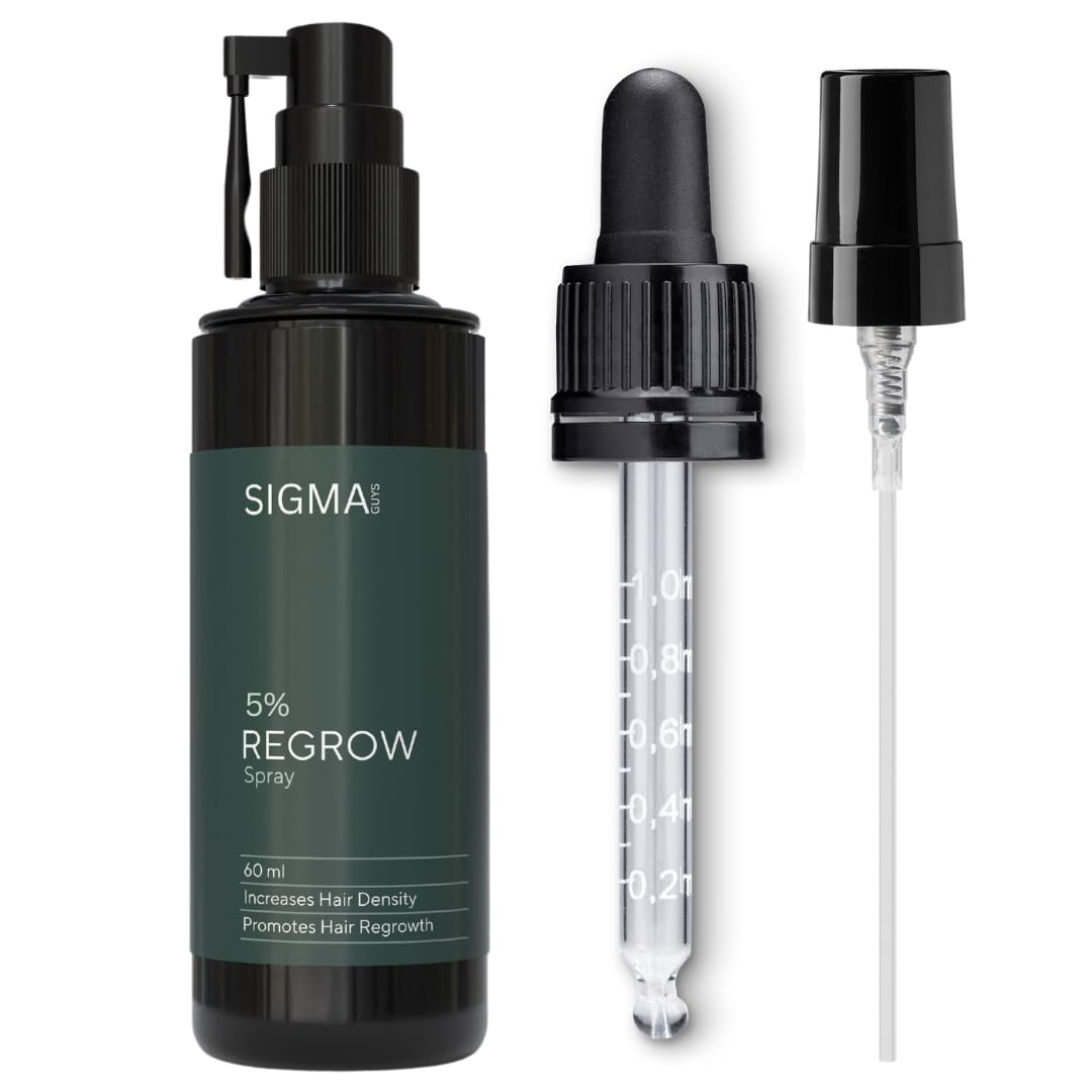 SIGMA GUYS 5 Regrow Topical Spray for Men Lightweight FastAbsorbing ...
