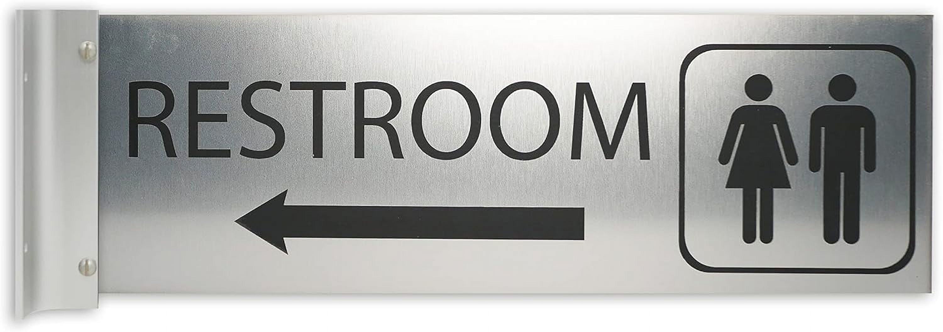 SIGNS - Corridor Projecting Hallway Bathroom Sign For Your Business ...