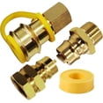 SIGUANG 3/4" Female & Male Solid Brass Dual Fuel Generator Natural ...