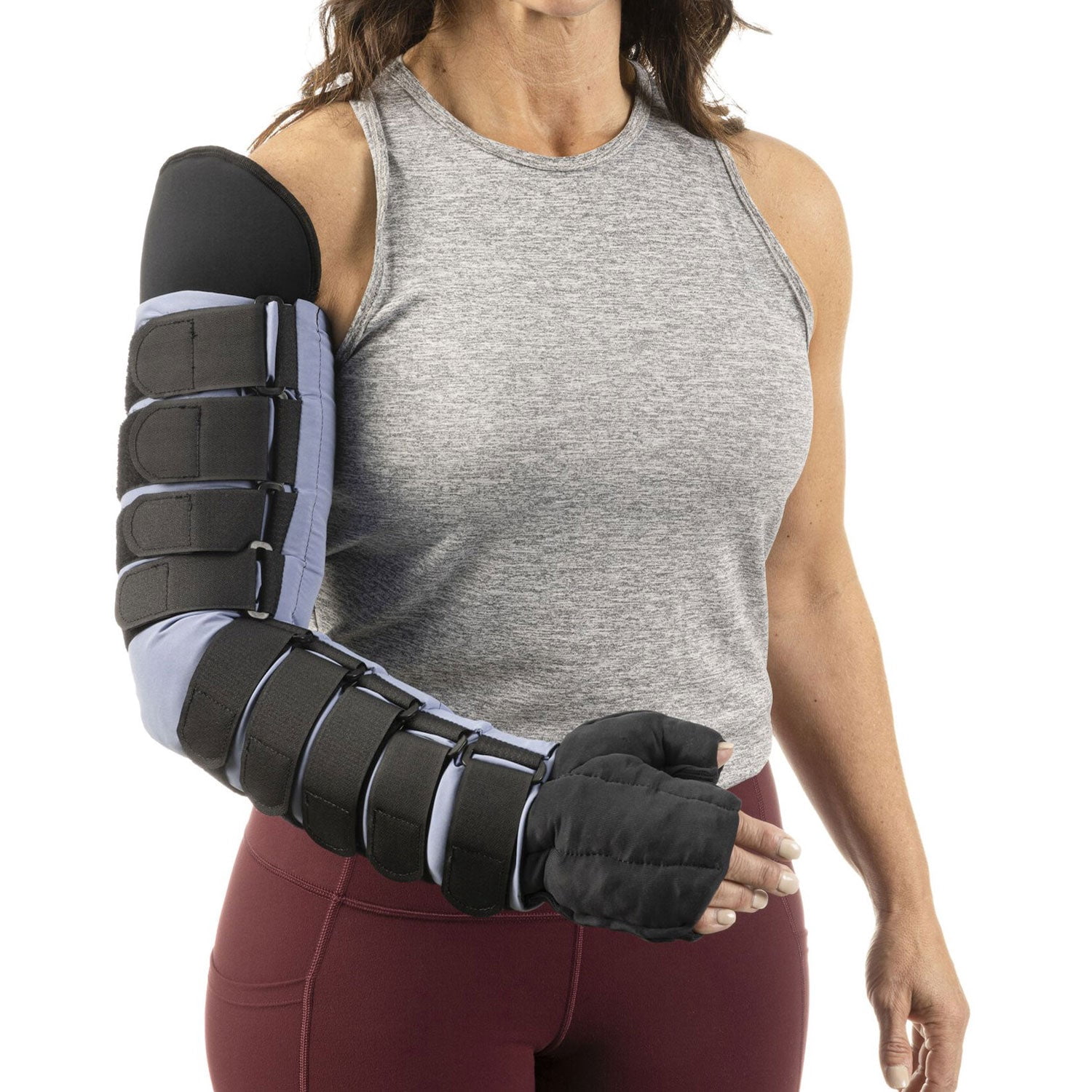 SIGVARIS 1202 Medafit Arm Sleeve w/ Straps & Medahand-Med LNG-RGHT ...