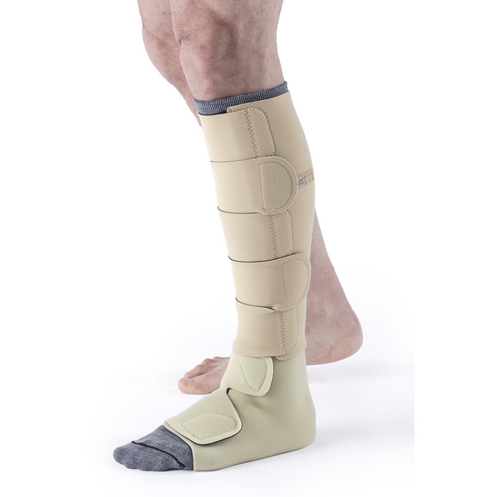 SIGVARIS 1414 Compreflex Below Knee w/ Boot-Low Stretch-XL Tall-BGE ...