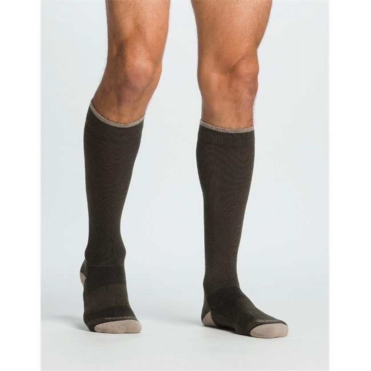 SIGVARIS Merino Outdoor Cushioned Wool Socks 15-20mmHg (Charcoal) Small ...