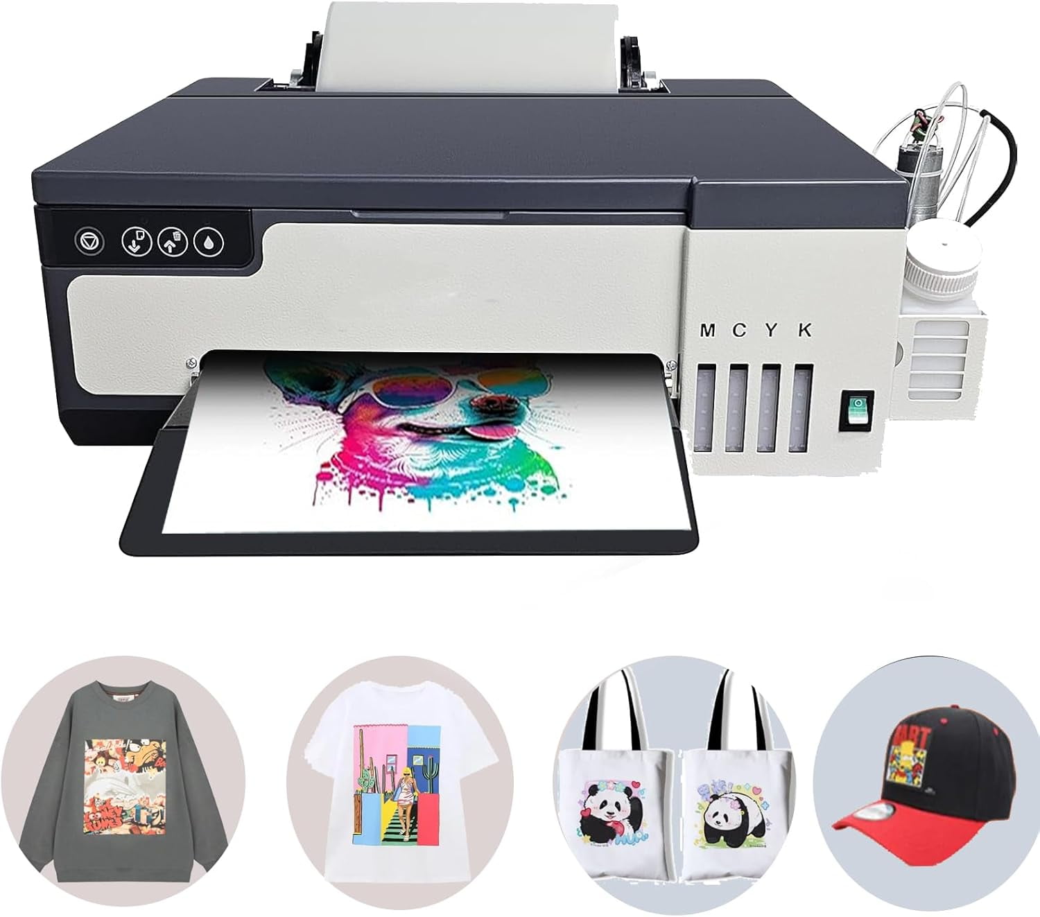SIHAO A4 DTF Printer Transfer Printing Machine T-Shirt Direct to Film ...