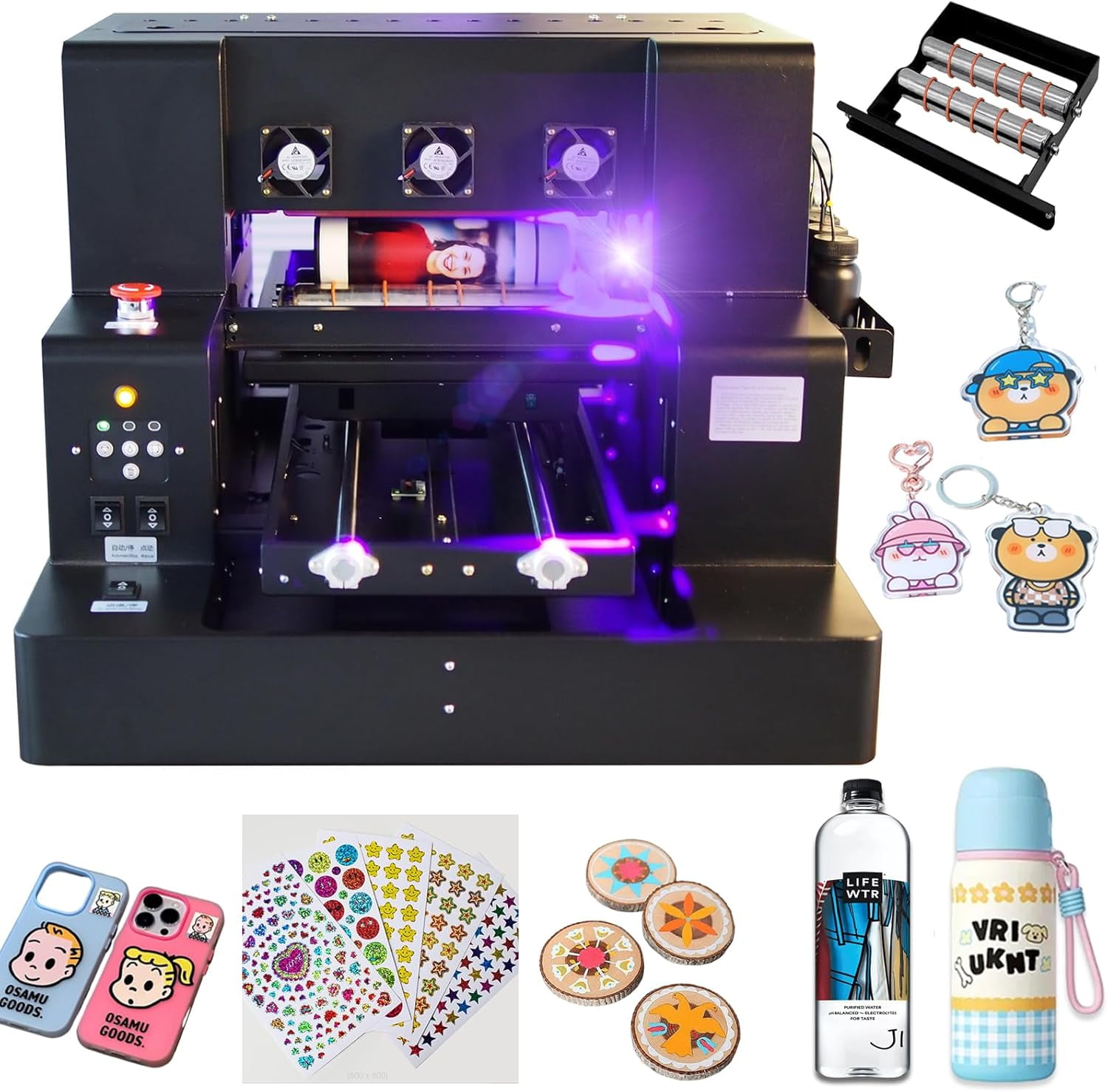 SIHAO UV Printer, A3 XP600 UV DTF Printer, 5760 * 1440dpi Precision UV ...