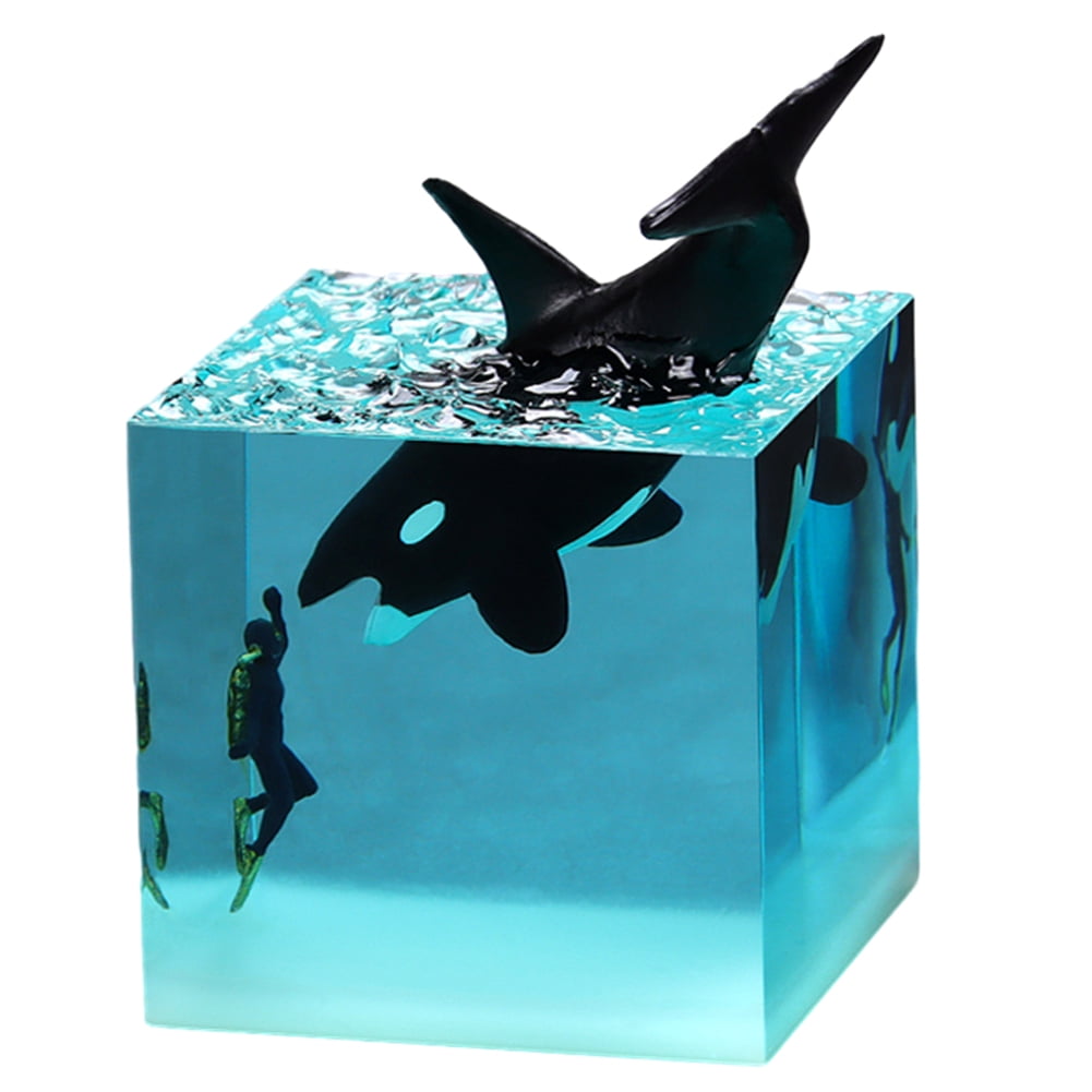 SIHUA Whale Diver Night Light Cube Beluga Killer Whale Megalodon for ...