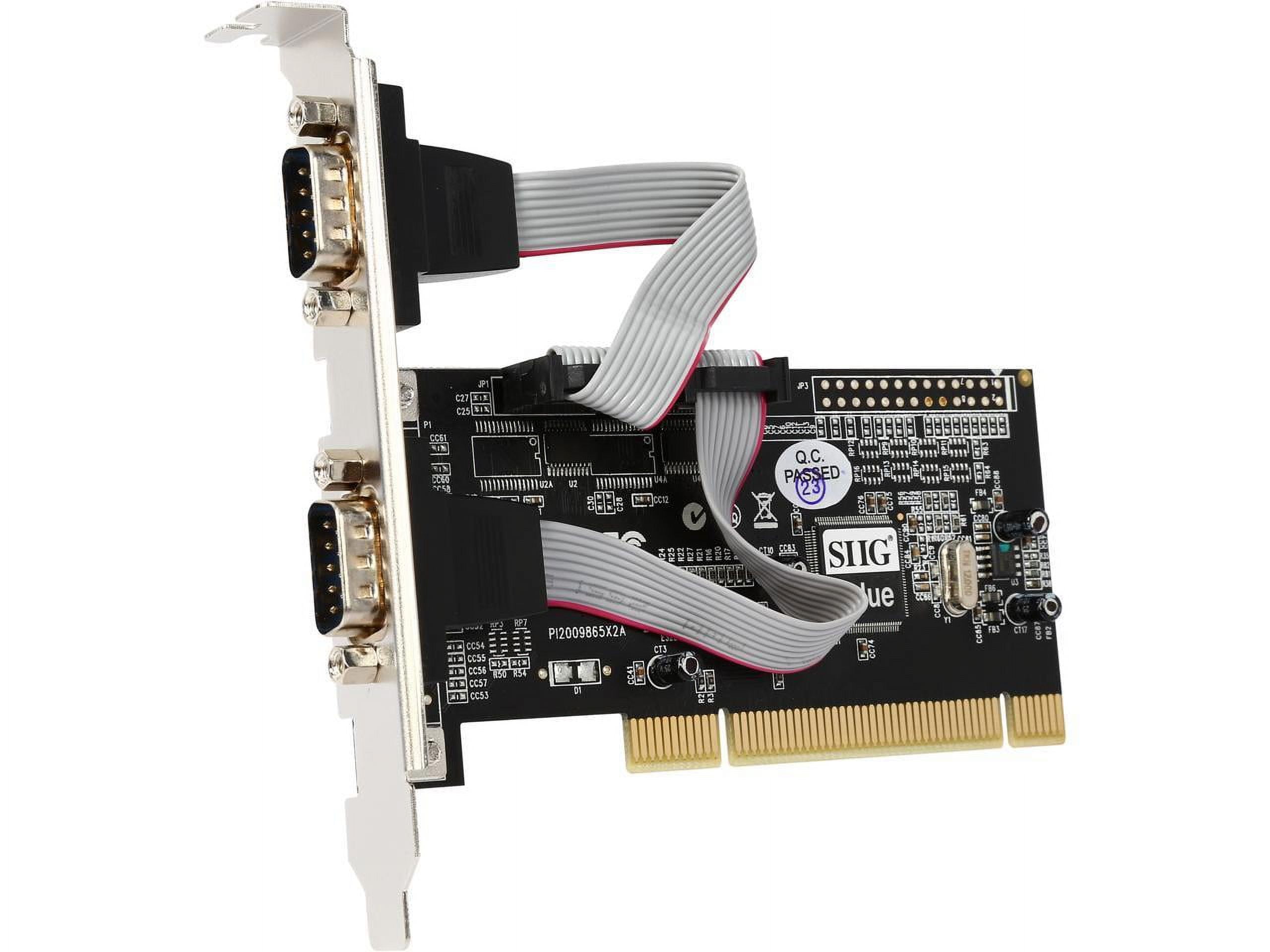 SIIG 2-Port 9-pin Serial Ports PCI Card Model JJ-P20511-S3 - Walmart.com