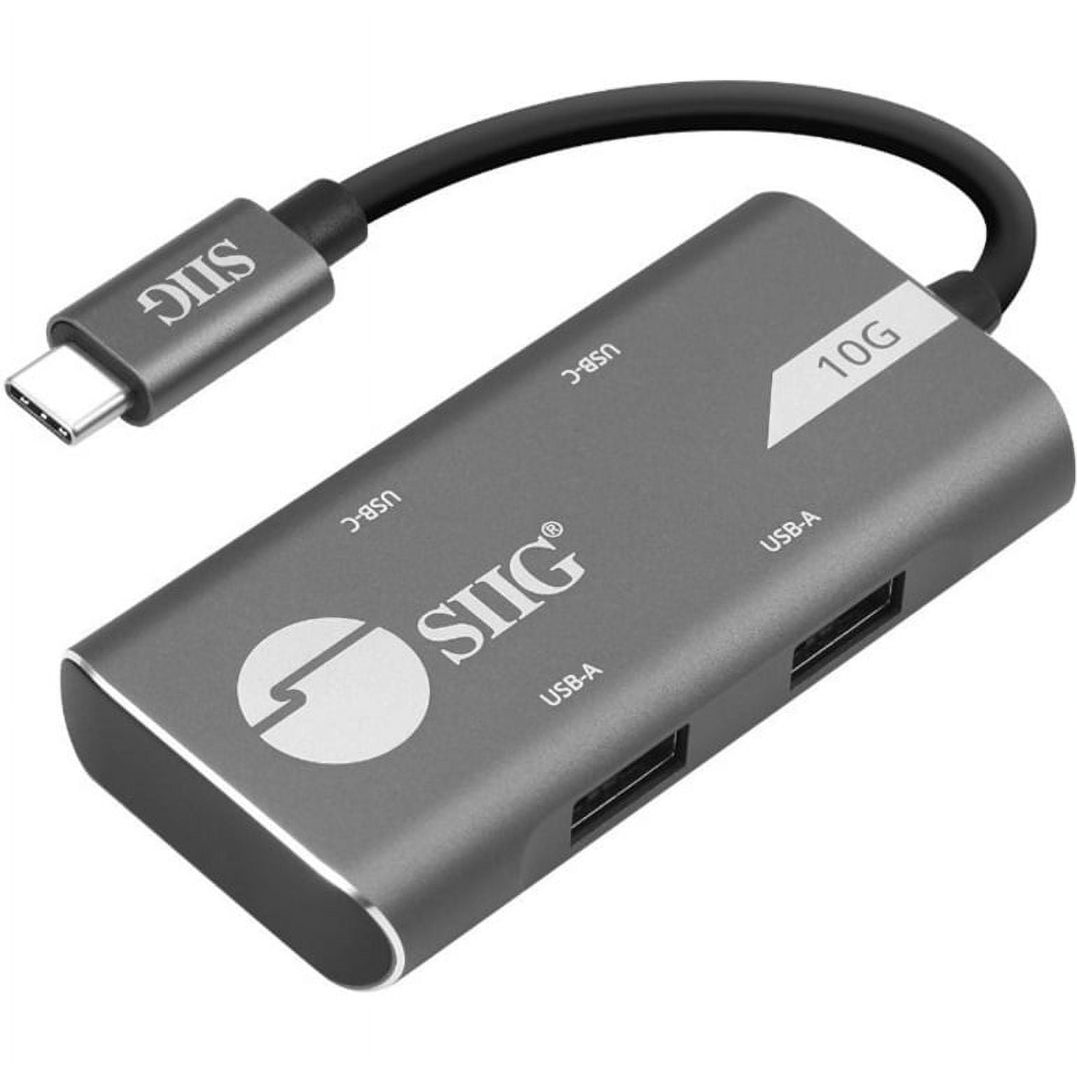SIIG 4-Port USB 3.1 Gen 2 10G Hub, 2A2C - Walmart.com