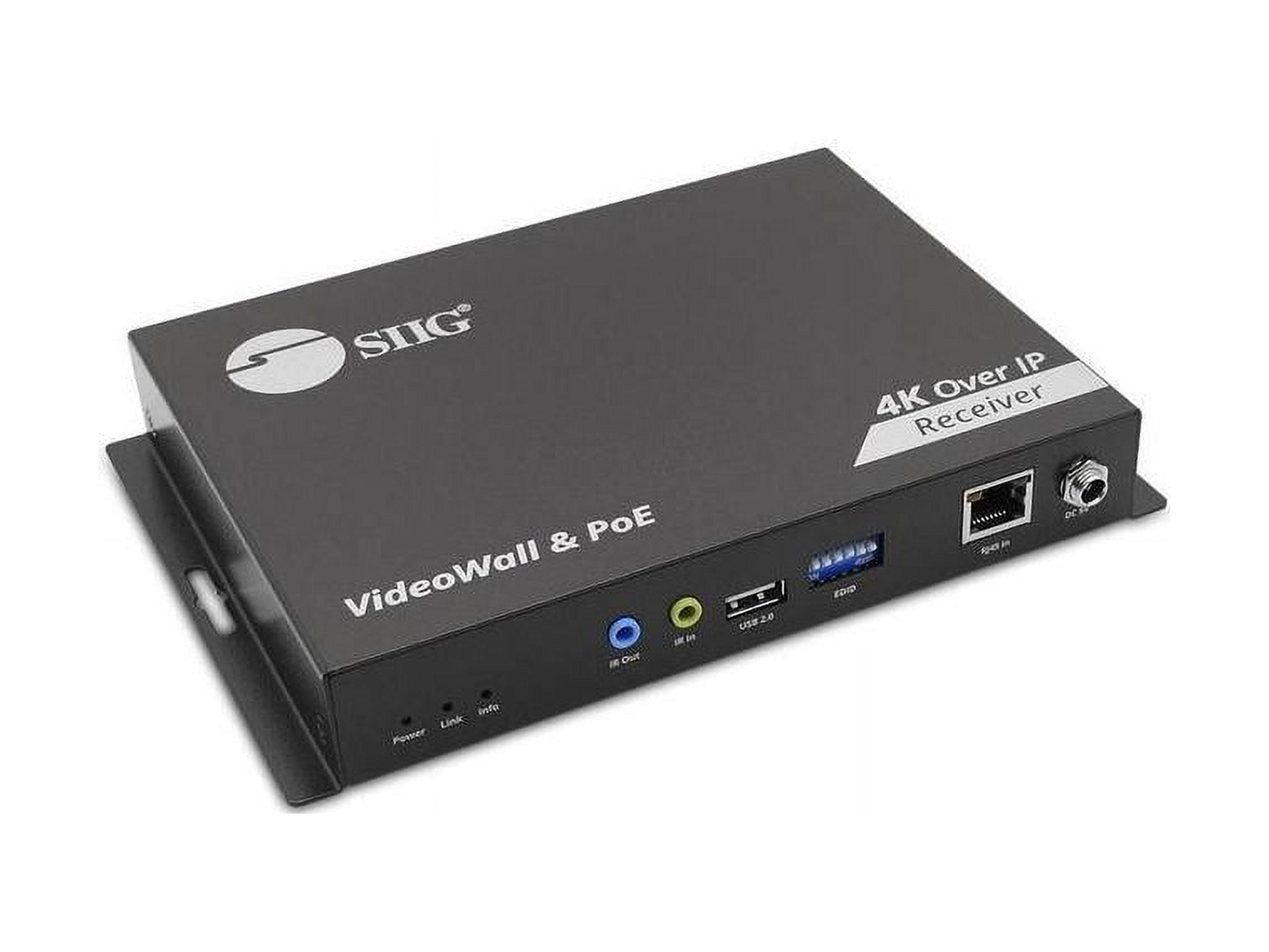 SIIG 4K 60Hz 18Gbps HDMI over IP Matrix, Decoder (RX) 394ft TAA ...