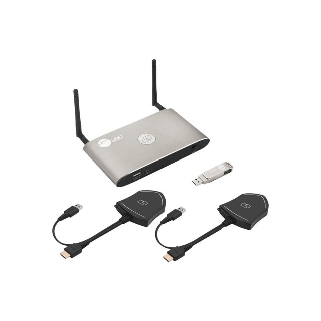 SIIG Dual View Wireless Media Presentation Kit - Walmart Business Supplies