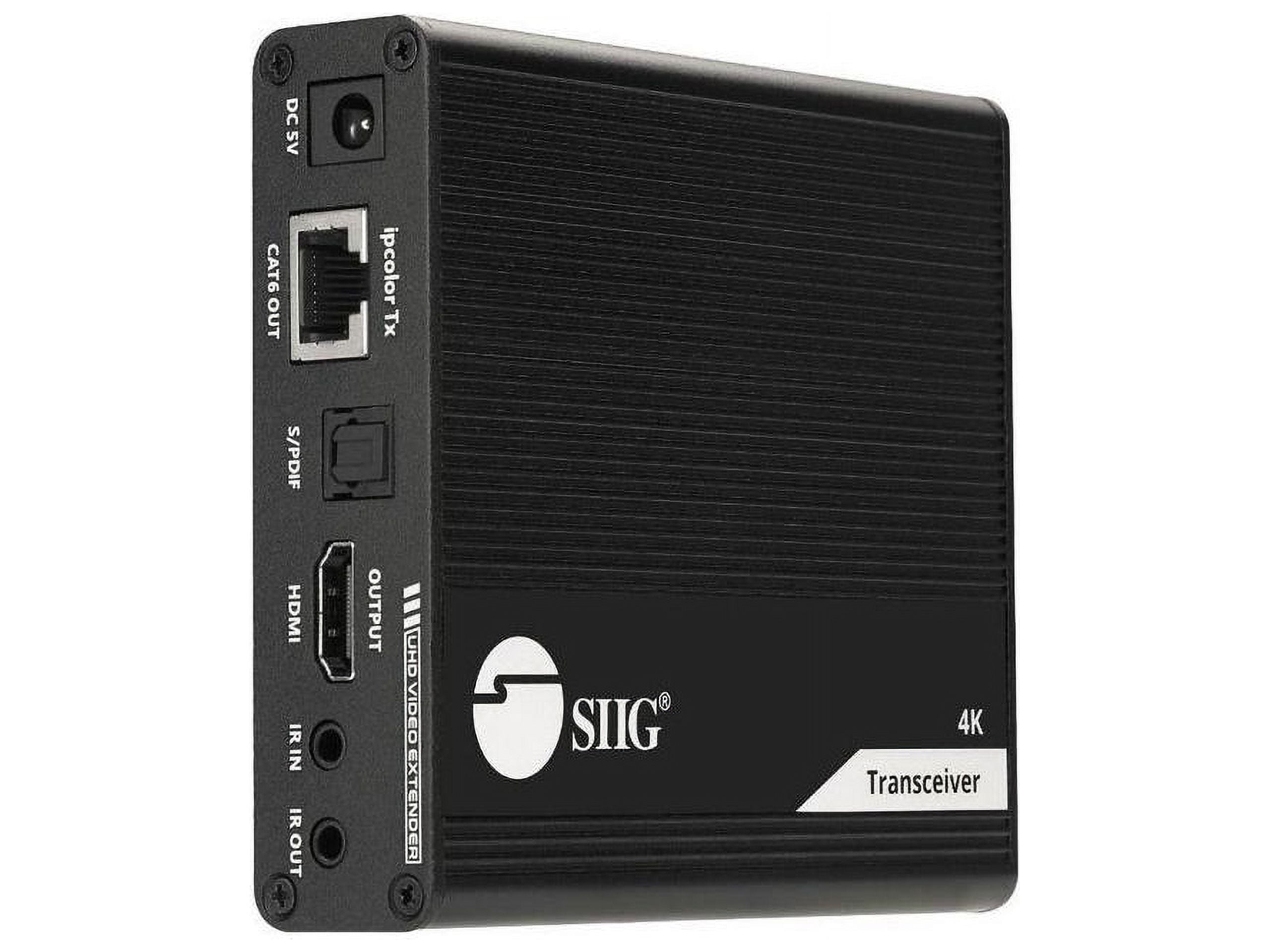 Siig 250516 Ac Ce-h26n11-s1 Ipcolor 4k Hdmi 2.0 Extender Daisy Chain ...