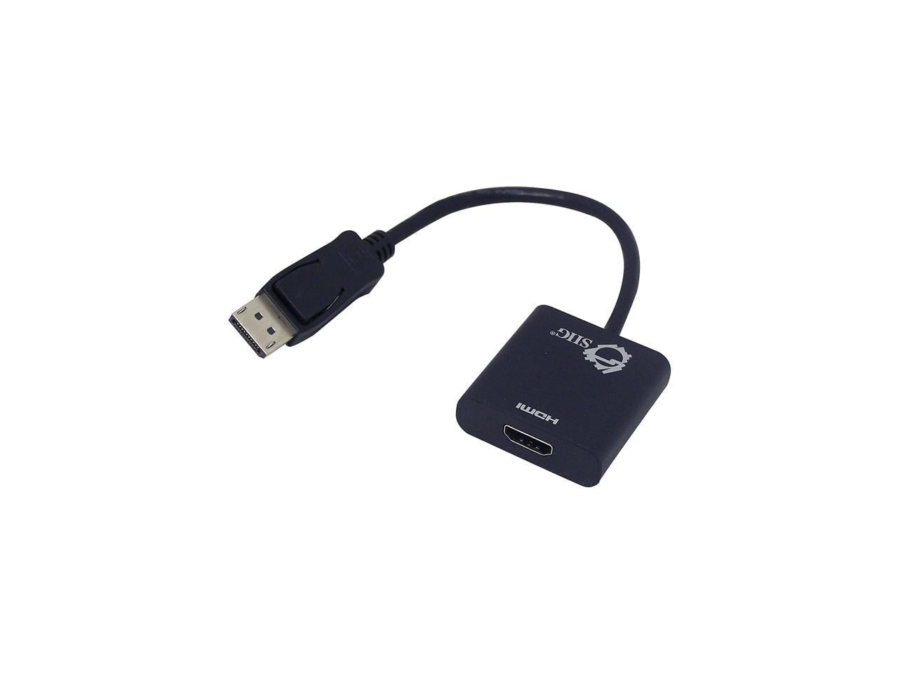 SIIG DisplayPort to HDMI Adapter Converter - Black - Walmart.com