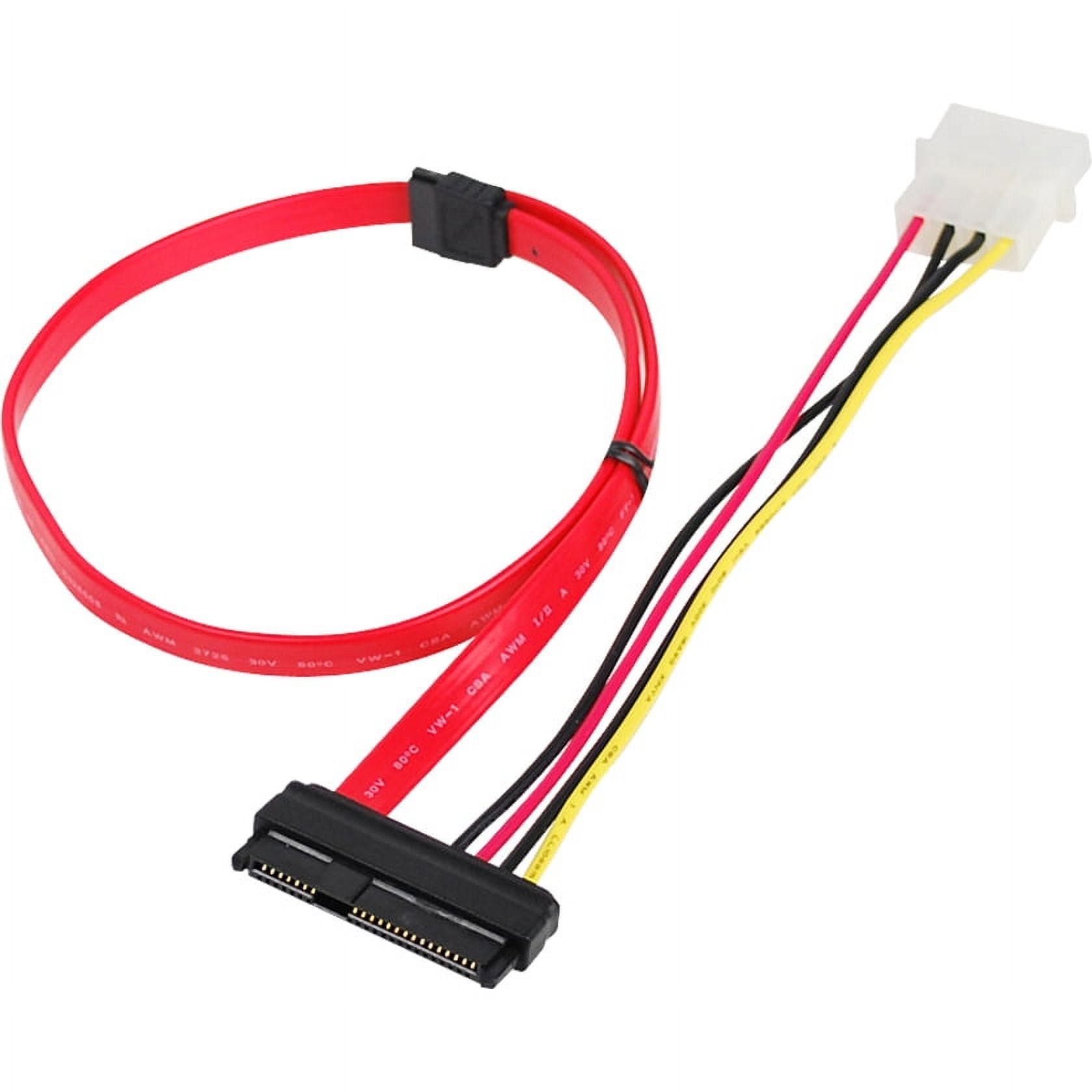 SIIG CB-S20811-S1 SIIG SFF-8482 to SATA Cable with LP4 Power - SAS/SATA ...