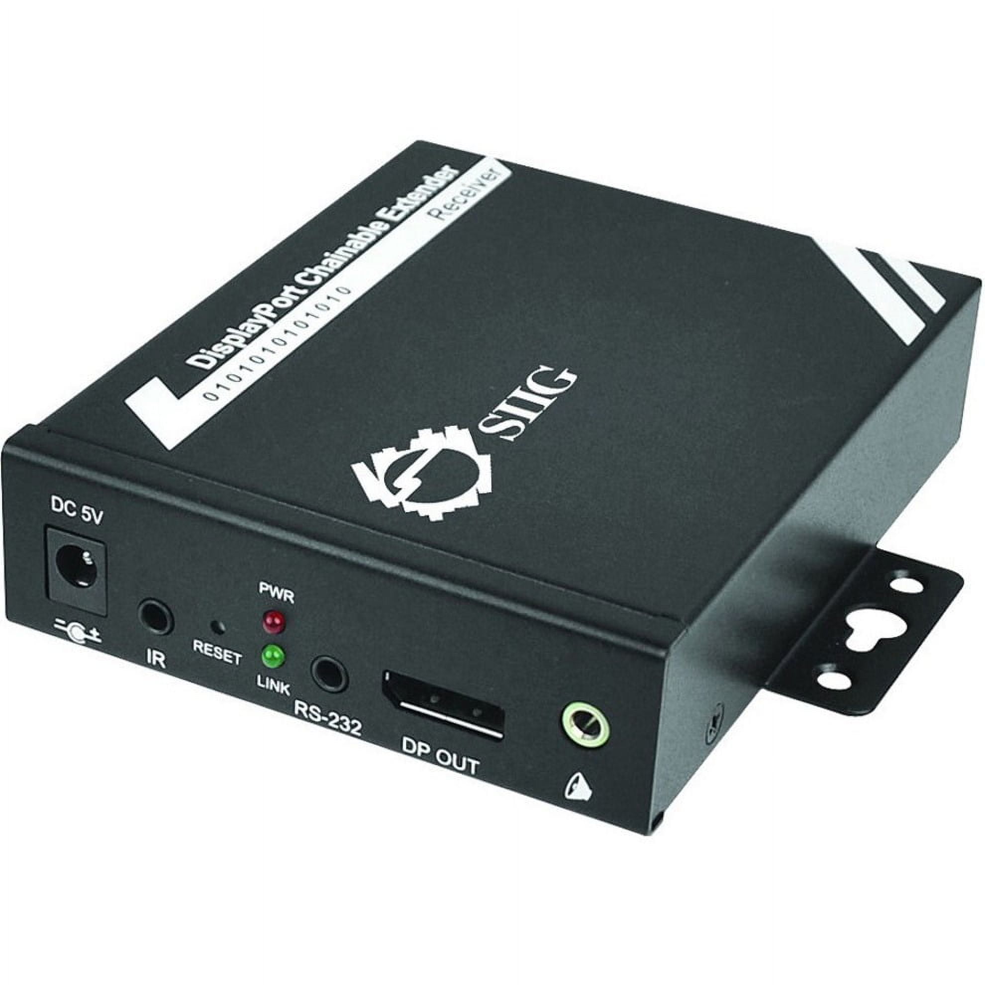 DisplayPort to CAT5e Daisy Chain HD with RS-232 & IR - Repeater ...