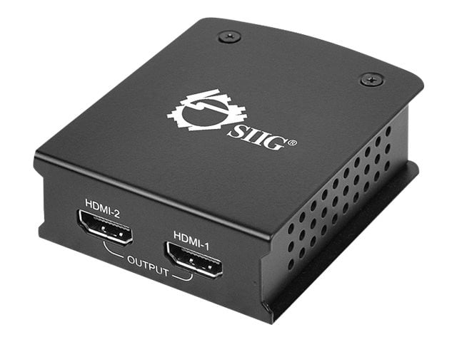 SIIG DisplayPort 1.2 (MST) to Dual HDMI Splitter - Video/audio splitter ...