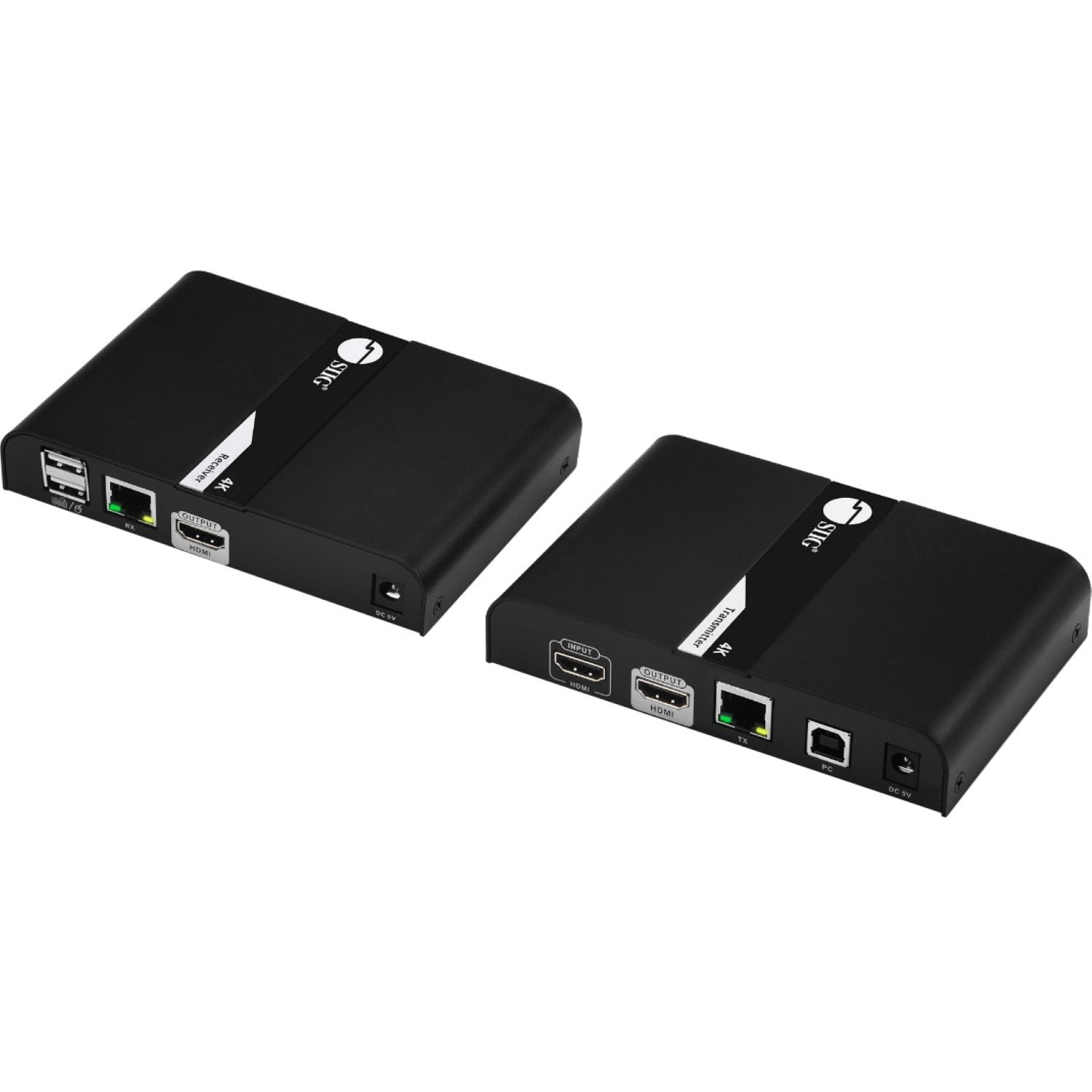 SIIG CEH25H11S1 HDMI 4K30Hz KVM over Cat 6 Extender - Receiver ...