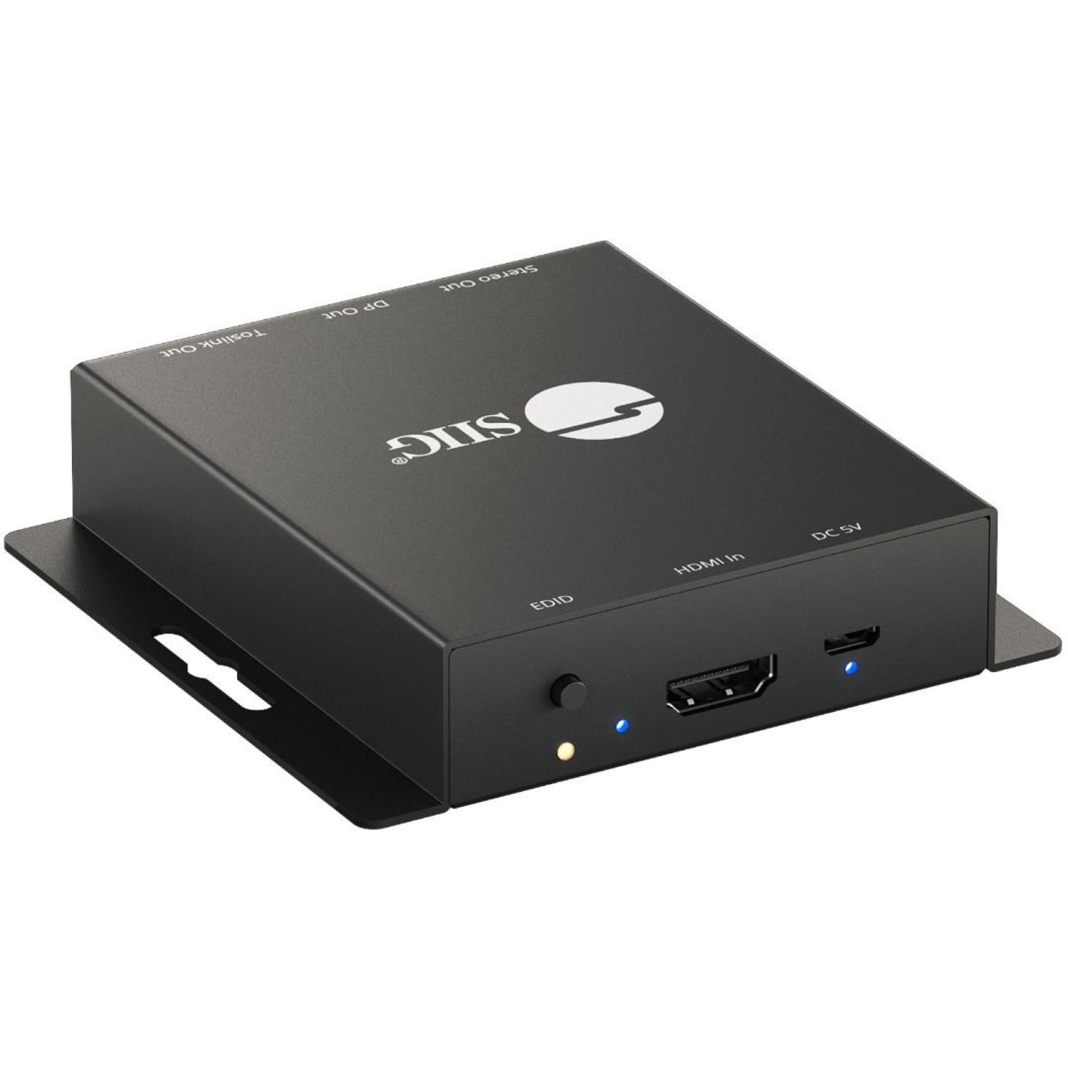 SIIG CEH26A11S1 HDMI 2.0 to DisplayPort 1.2 Converter with Audio ...